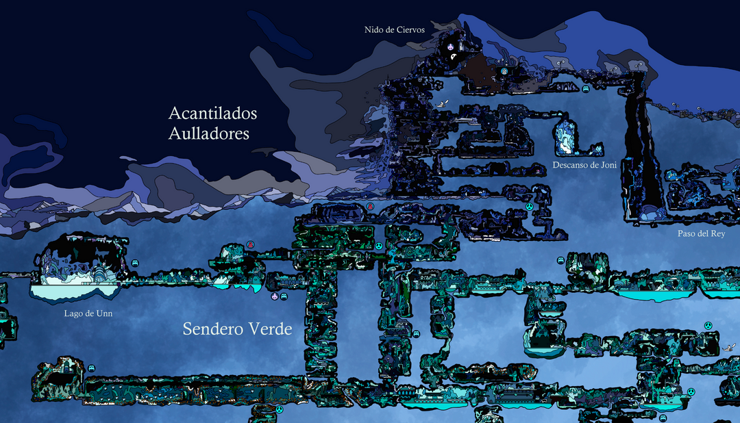Mapa Hollow Knight Versión Estándar. – Mapasdeanime