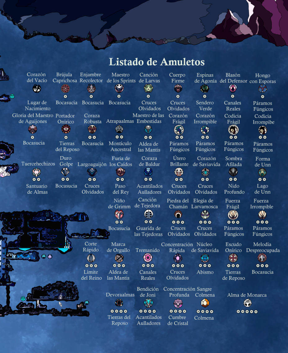Mapa Hollow Knight Versión Estándar Mapasdeanime