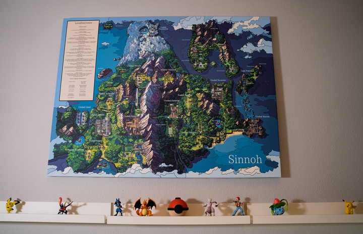 Lienzo Sinnoh Pokémon – Mapasdeanime